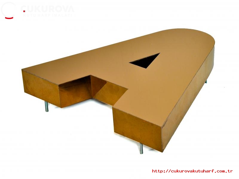 ÇUKUROVA IKUTU HARF İMALATI 05524902580, Düz Krom Ayaklı Kutu Harf