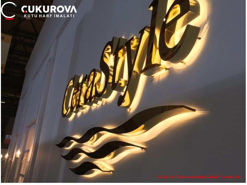 ÇUKUROVA IKUTU HARF İMALATI 05524902580, Düz Krom Ayaklı Kutu Harf